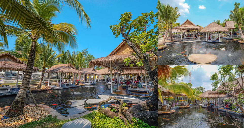 泰國芭達雅 Pa Boon Cafe 叢林風格水上咖啡廳，可以餵魚，還有許多小動物，好吃好拍照又好玩。 - 帶著心去旅行